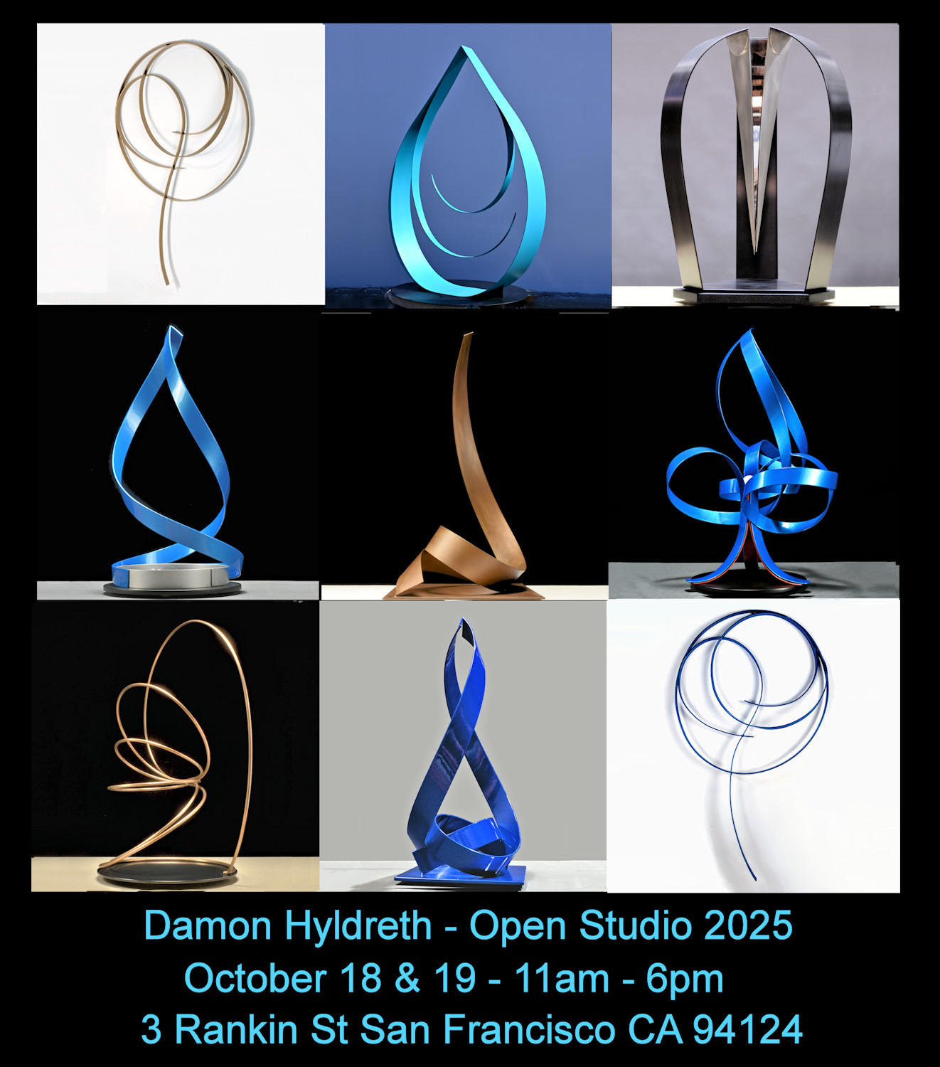 Abstract Sculpture Damon Hyldreth DAMONART